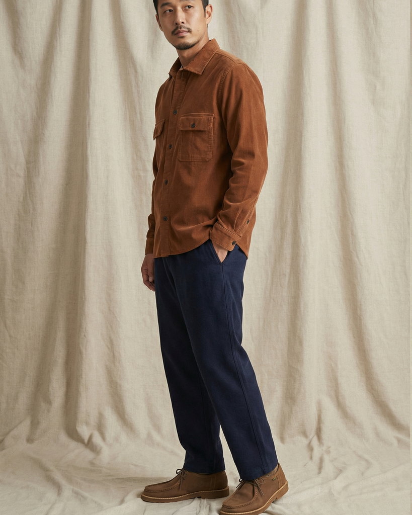 Recycled Cord Utility Overshirt - Ethical. Sustainable - F&T – Form&Thread