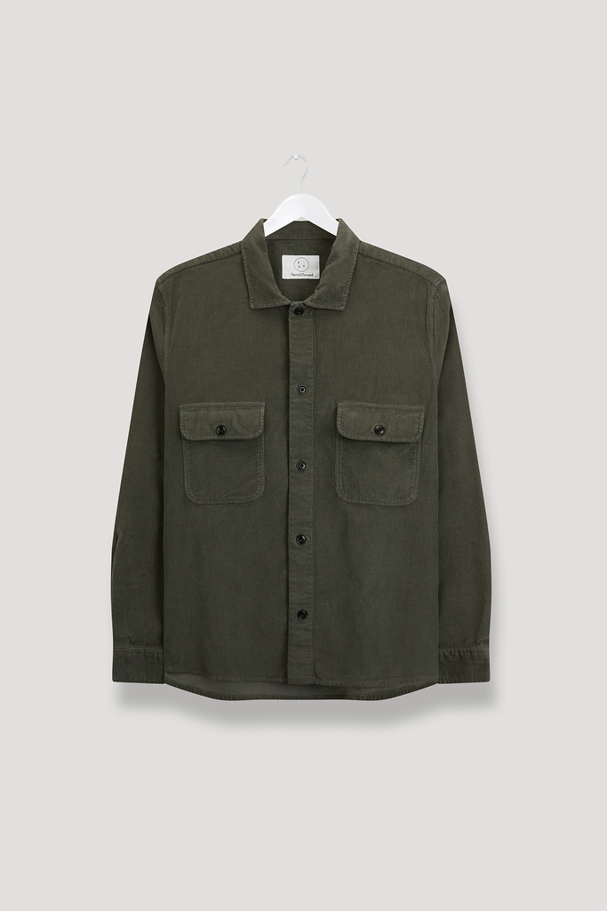 Recycled Cord Utility Overshirt - Ethical. Sustainable - F&T – Form&Thread