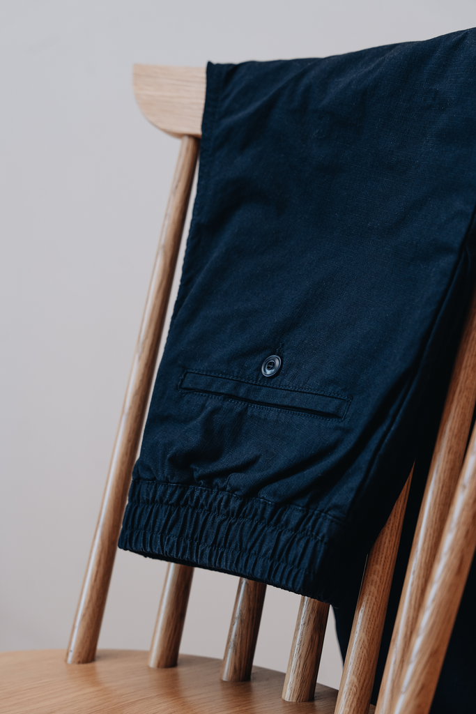 Organic Cotton Ripstop Trousers - Mens Pleated Trousers - F&T – Form&Thread